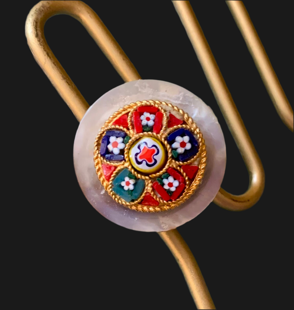 Micro Mosaic Ring – Closures-Remnants